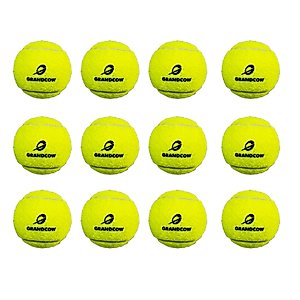 GRANDCOW Beach Tennis POP Paddle Ball Natural Rubber with Great Flex Elasticity (12 Balls)