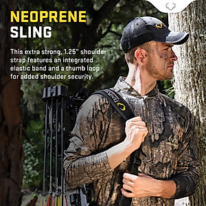TenPoint Neoprene Sling - Adjustable 1.25” Shoulder Strap with Thumb Loop - Compatible with All TenPoint, Wicked Ridge & Horton Crossbows