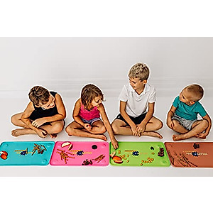 Splattmat Large Premium Silicone Kids Suctioned Placemat, New Sensory Montessori Inspired Food, Snack, Travel, & Arts & Crafts mat