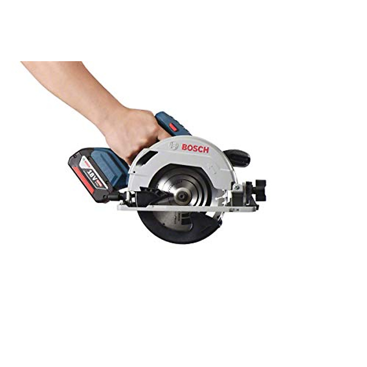 Bosch Professional 18V System GKS 18V-57 Cordless Circular Saw (Saw Blade Diameter: 165 mm, Cutting Depth: 57 mm, excluding Batteries and Charger, in Carton)