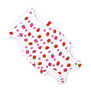 SELMAI Surgical Suit for Cats Surgical Recovery Suit for Dogs Small After Surgery Wear Abdominal Wound Protector Post Operative Dog Shirt Romper Cone E-Collar Alternative Prevent Licking Red L