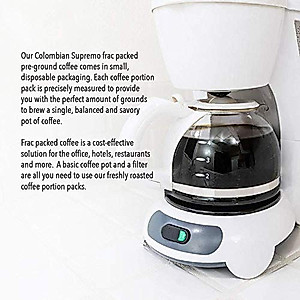 Fresh Roasted Coffee, Colombian Supremo, Pre-Ground Fractional Packs, 1.75 Ounce, 42 Count