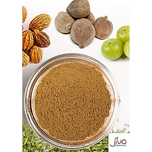 Jiva Organics Organic Triphala Powder 7 ounce Bag - Ground Amla, Bhibitaki, and Haritaki Fruits Blended, 100% Natural & Non-GMO