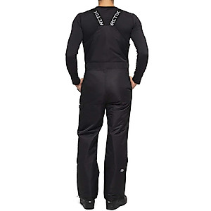 Arctix Men's Avalanche Athletic Fit Insulated Bib Overalls, Black, Large/32" Inseam