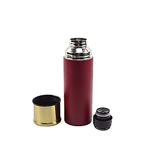 Treasure Gurus 12 Gauge Shotgun Shell 33 oz Insulated Coffee Beverage Tea Thermos