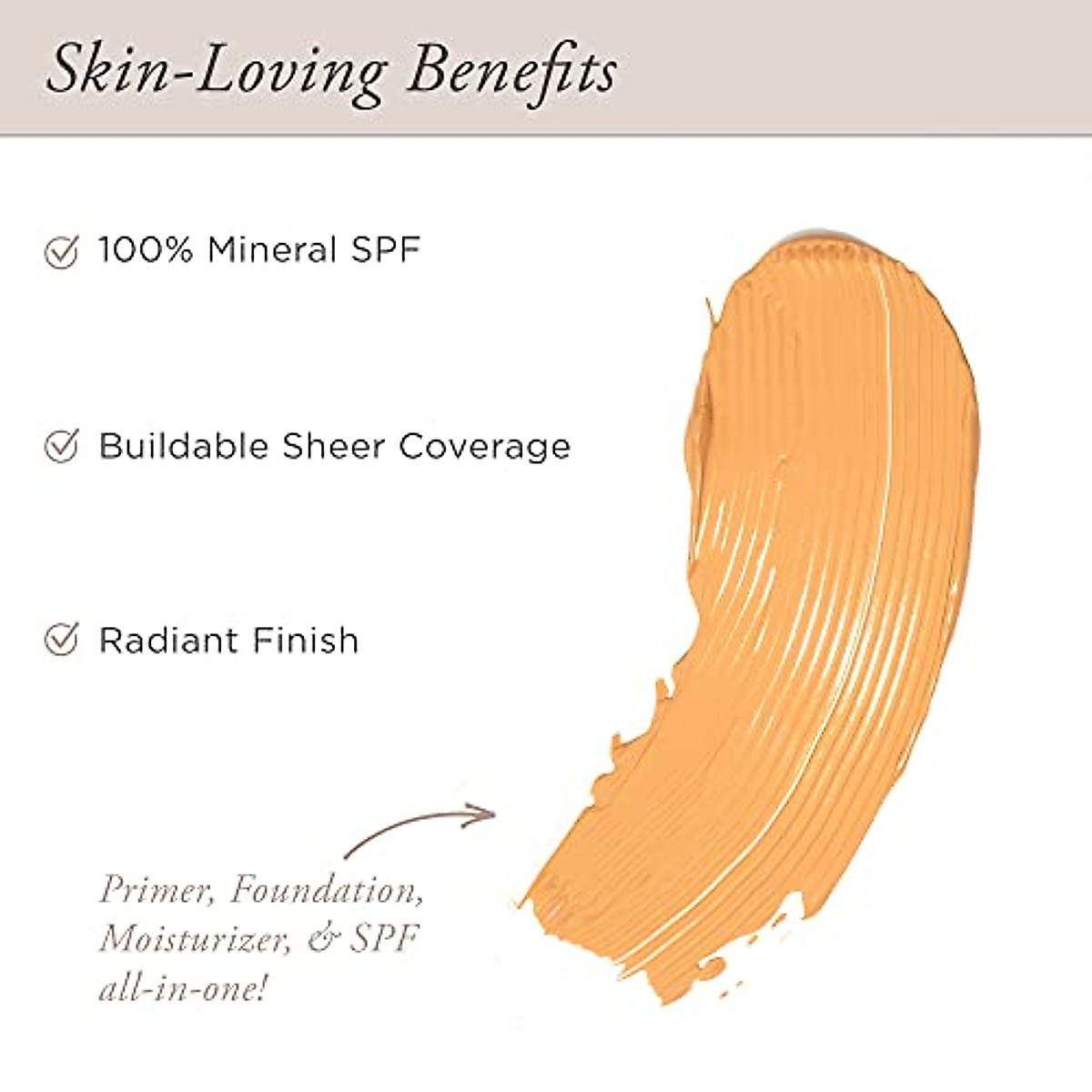 PÜR 4-in-1 Tinted Moisturizer With SPF 20 - Hydrating Face Moisturizer, Primer, & Foundation With Shea Butter, Aloe Vera & Vitamin B3 - Vegan Friendly - Free of Paraben, Gluten & BPA - Almond