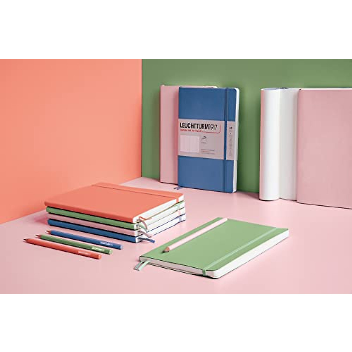 LEUCHTTURM1917 361592 Notebook Muted Colours (A5) Soft Cover Sage Dotted