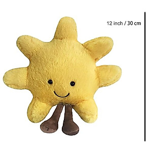 New Moon Sunshine Plush Toy Cute Smile Fun Filled Animal Pillow Soft Plush Toy for Children's Birthday Gift