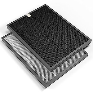Think Crucial Replacement Air Purifier Filters Compatible with Winix J Models HR950 & HR1000 - Includes 1 Air Purifier Filter & 1 Carbon Filter - Compare to Part # 117130-2 Pack