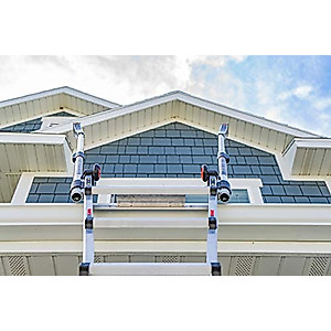 Little Giant Ladders, Epic, M17, 17 foot, Multi-Position Ladder, Aluminum, Type 1A, 300 lbs weight rating, (16817-818)