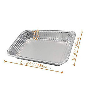 Firsgrill 20-Pack Professional Replacement for Weber 6415 8.5"X6"Gas Grill Drip Pans Catch Grease Liners