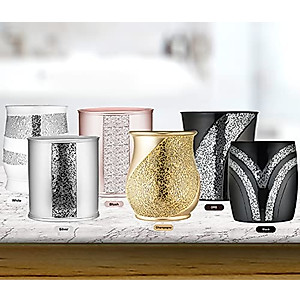 Popular Bath Sinatra Modern Bath Waste Basket Modern Classic Contemporary Decorative Beautiful Designs Bathroom Decor for Home Luxury Bath, Orb