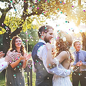 8 PCS Confetti Poppers Cannons for Wedding Birthday Graduation Baby Shower Fun Party Supplies Decorations and Favors