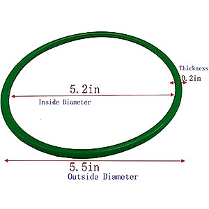 CLX200K O-Ring for Hayward Pool Chlorinator Chemical Feeder Lid CL200 & CL220 (8-Pcs)