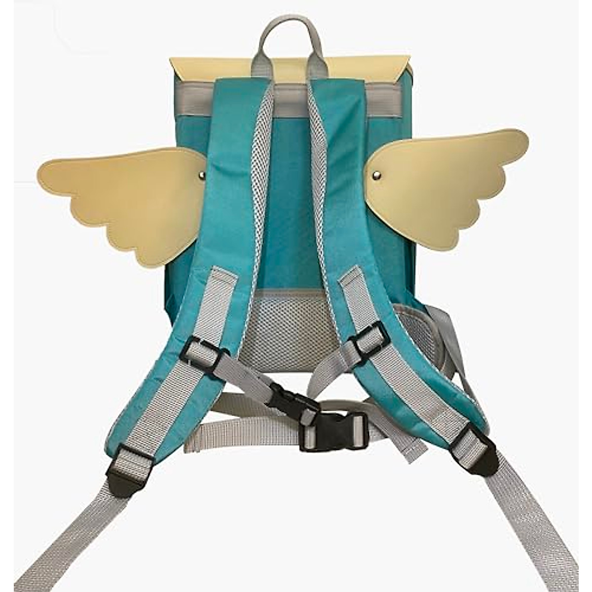 paerma Boys Backpack For School, 14 Inch, Plush With 3D Wings & Cartoon Prints, Adjustable Straps & Padded Back, Lightweight Bag for Kids, School or Travel