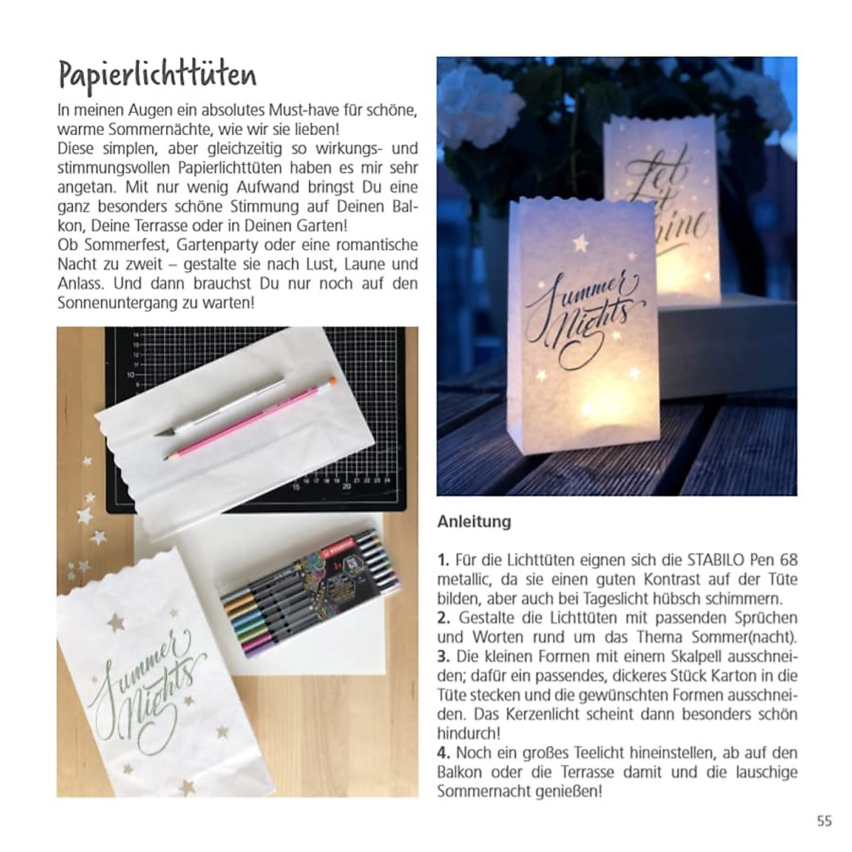 STABILO Creative Book by Hannah Rabenstein - Inspiring Ideas for Your Most Beautiful Moments