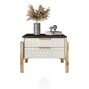 EDOSSA Bedside Table Nightstands for Bedroom Furniture Bedside Table Living Room Small Corner Cabinet Simple Modern Storage Cabinet Locker Bedside Table