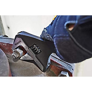Proferred Plumbing Adjustable Wrench, Black Phosphate Finish, 4 Available Size Options 6-inch, 8-inch, 10-inch, 12-inch - T08004