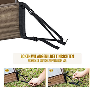 OneTigris Multifunctional Tent Footprint - Camping Tent Bathtub Floor for Tarp Bushcraft Shelter Camping Hiking Backpacking