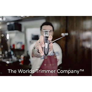 Supreme Trimmer T Shaper Liner Trimmer for Men | Cordless Trimmer for Sensitive Skin, Kids & Elderly | Low Noise Beard Trimmer, Zero Gap Barber Trimmer (Silver)