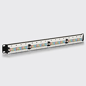 ICC CAT6 Patch Panel with 24 Ports and 1 RMS in 6-Pack