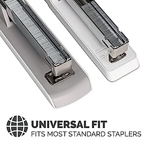Fellowes 5010801 Standard Staples for Desk Stapler, ¼" Length, 210/Strip, 5,000/Box