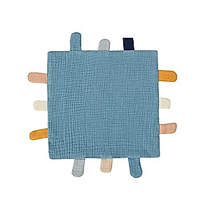 Colorful Cotton Muslin Lovey Blanket Security Blanket Soft & Breathable Lovie- Baby Gifts for Boys & Girls Lightweight Baby Security Blankets