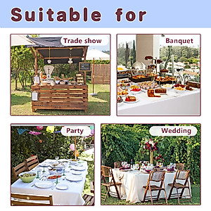 HolidayIdeas 2 Pack Fitted Table Clothes - 48 x 24 Inch - Black Rectangle Tablecloths for 4 Foot Tables, Fabric Table Cover Protector for Folding Table, Parties, Craft Show, Trade Show