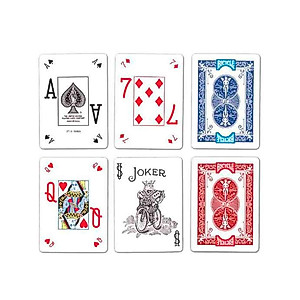Bicycle Pro Poker Peek Red Back Playing Cards