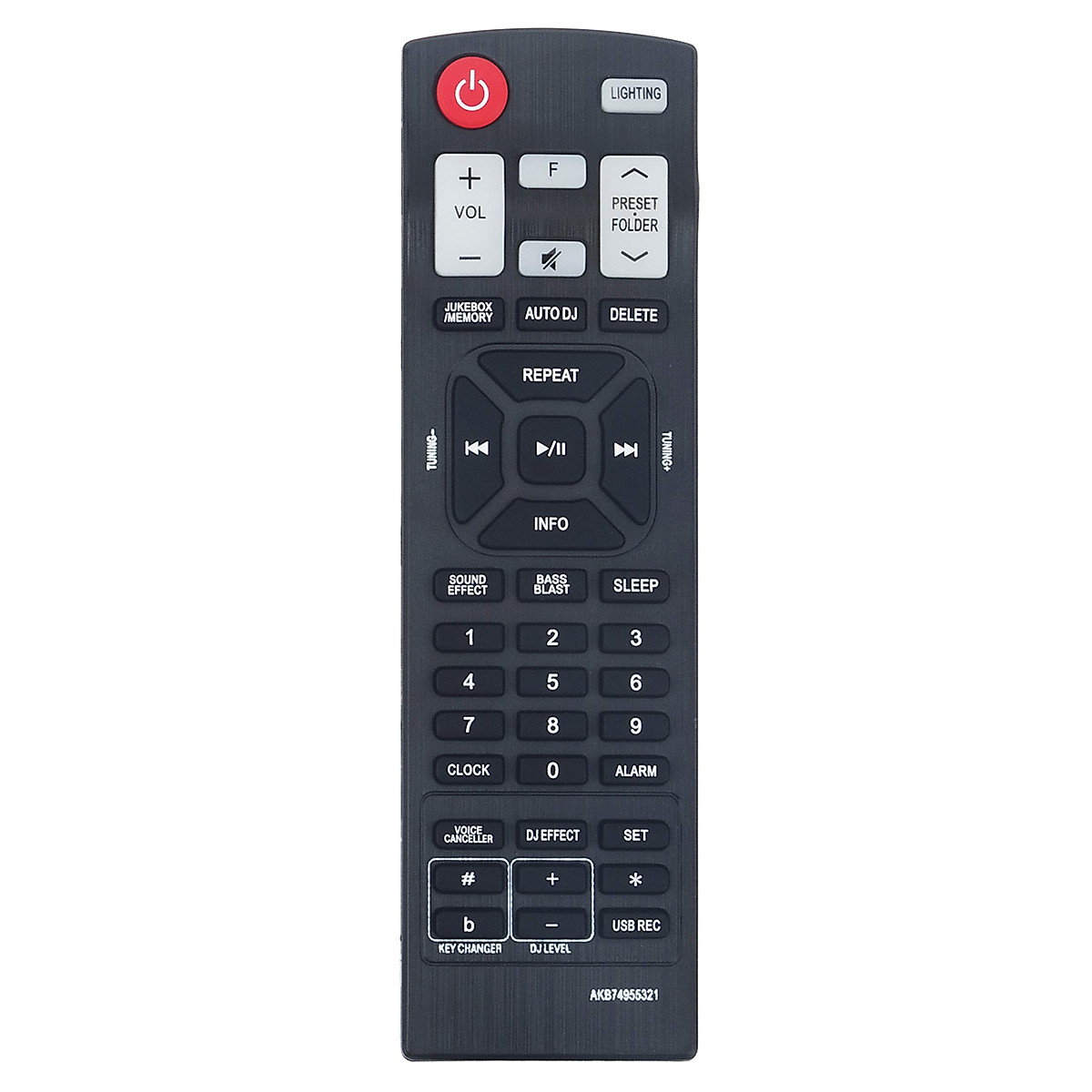 AKB74955321 Replaced Remote fit for LG FH6 High Power Speaker