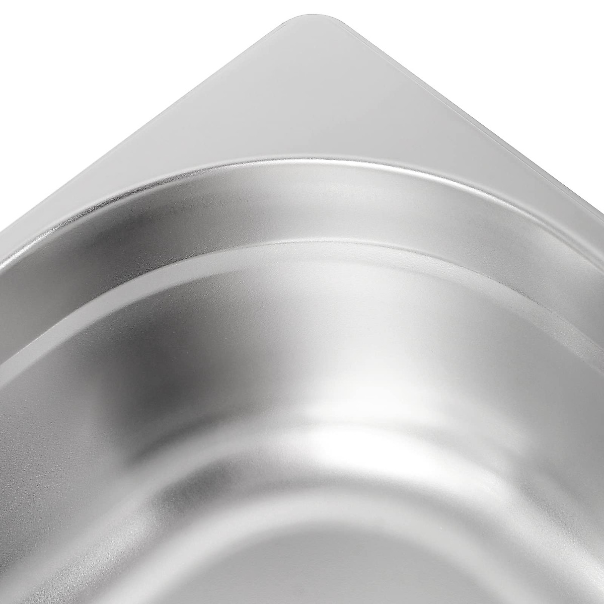 HEIHAK 4 Pack 1/2 Size x 4" Deep Steam Table Pan, Stainless Steel Steam Table Pan Hotel Pan for Hotel Family Events Personal Use