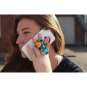 Pop Fidgit Spinner Phone Stand Holders, 360°Rotation Spinner Phone Grip Holder Fidget Toy Pop Phone Ring for Kids, Teens, Adults for iPhone/iPad/Smartphones/Tablets