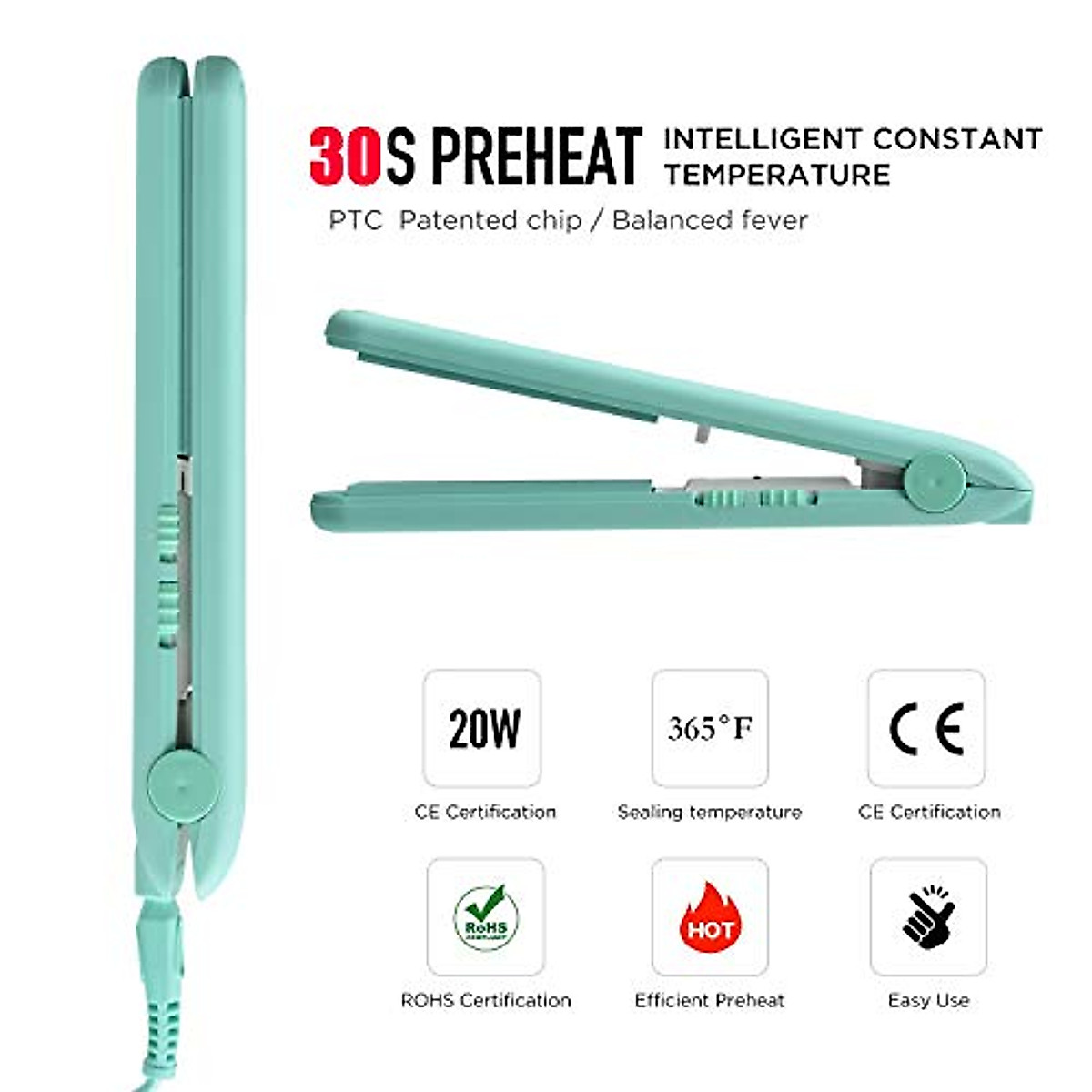 Hand-held Heat Sealer for Food Plastic Bags, Portable Mini Sealing Machine for Mylar Aluminum Foil Packaging Bag