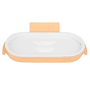 Milltrip Portable Trash Bag Holder, Hanging Garbage Bag Holder with Lid Kitchen Trash Bin Garbage Bags Storage Rack(Yellow and White)