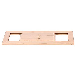 Zerodis Horticulture Garden Entertainment, Adjustable Grille Ventilation Panel Accessory for Steam Room Sauna Air Vent Wooden for Steam Room