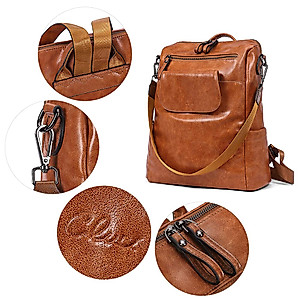 CLUCI Women Backpack Purse Bundles with Women Wallet