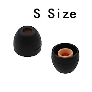 JNSA Hybrid Silicone Earbuds Ear Buds Ear Tips Ear Caps for Sony XBA, MDR and DR Series in-Ear Earphone Headsets 3 Pairs, Hybrid Eartips for Sony, 3 Pairs, Small Size