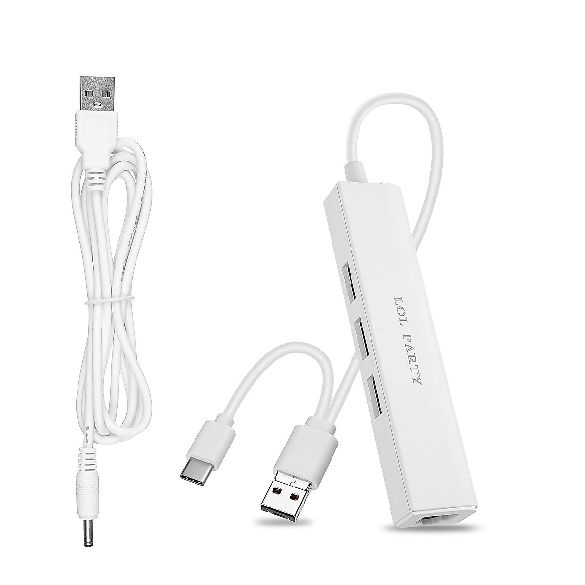 fire Stick ethernet Adapter w/OTG Cable for Android, C USB hub Laptop, USB to RJ45 Adapter Compatible with Samsung Raspberry Pi Dell and Mac Chromebook Tablets