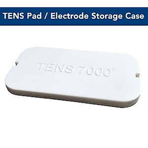 TENS 7000 TENS Pads Replacement, Battery Kit - Includes 16 Premium TENS Unit Replacement Pads, 4 Lead Wires, 9-Volt Replacement Battery, 1 Electrode Pad Holder For Stim Pads