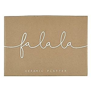 Santa Barbara Design Studio Holiday Ceramic Serving Platter, 14 x 10-Inch, Fa La La