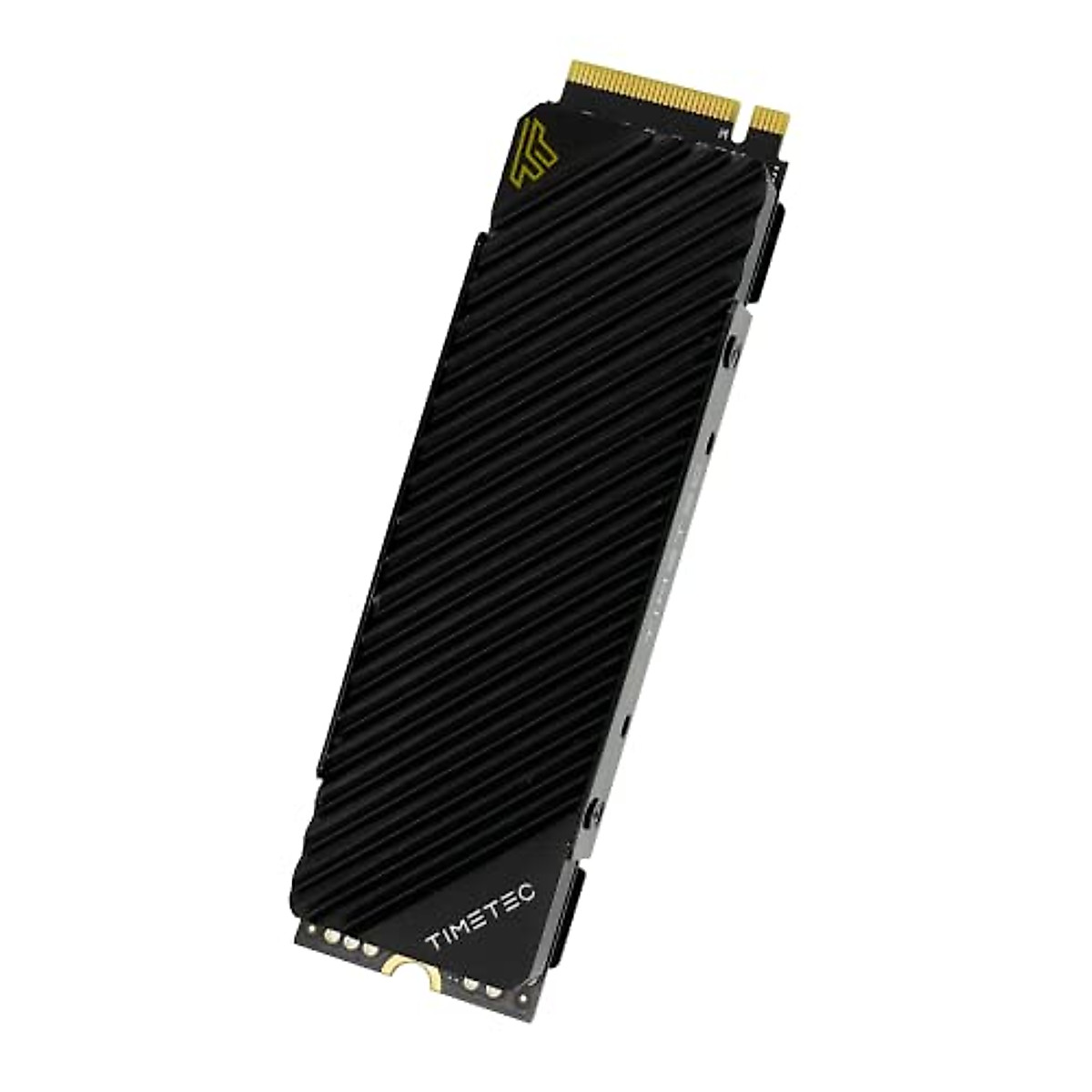 Timetec 1TB PCIe 4.0 Heatsink Gaming SSD NVMe PCIe Gen4x4 M.2 2280 3D NAND TLC 1000TBW SLC Cache Read/Write Speed Up to 5,100/4,700 MB/s Internal Solid State Drive for PS5, PC Desktop