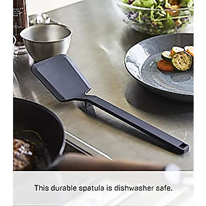 Yamazaki Home Silicone Spatula, Silicone, No Assembly Req., Black