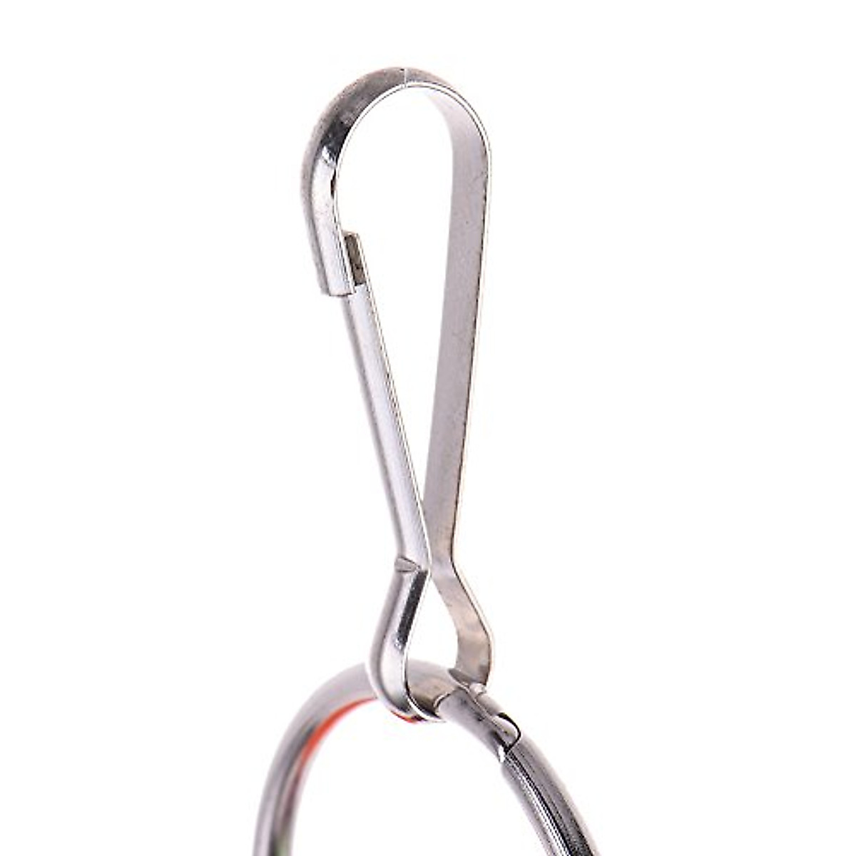 Birds Cage Accessory Parrot Macaw Chew Bell Toys Colorful Swing Hanging Toy (B)