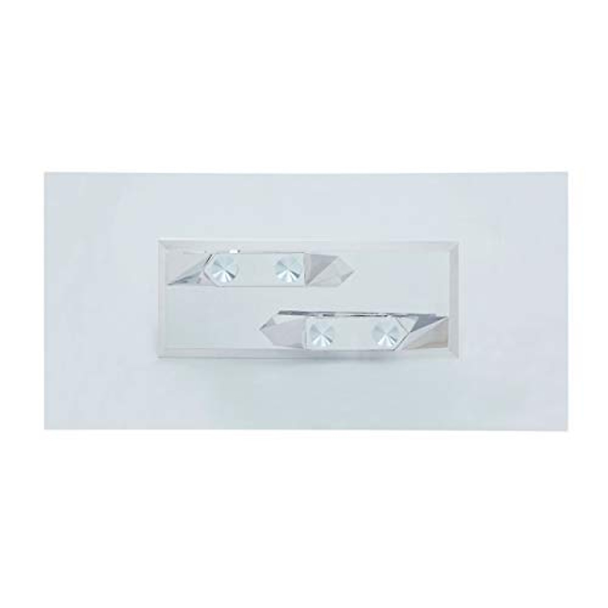 Acme Furniture Gianna Dining Table, Clear Glass & Stainless Steel