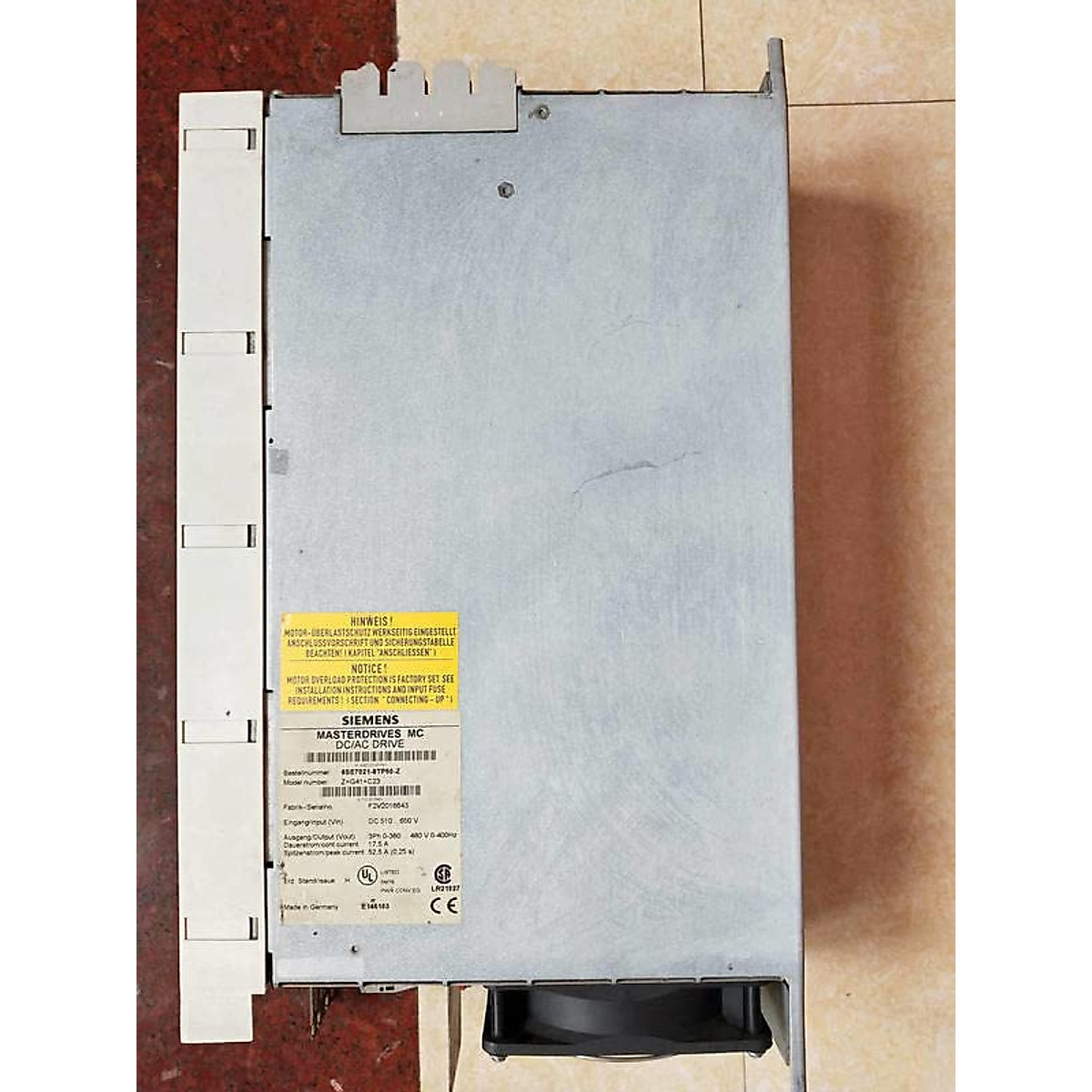 6SE7021-8TP50-Z Master Drives Used