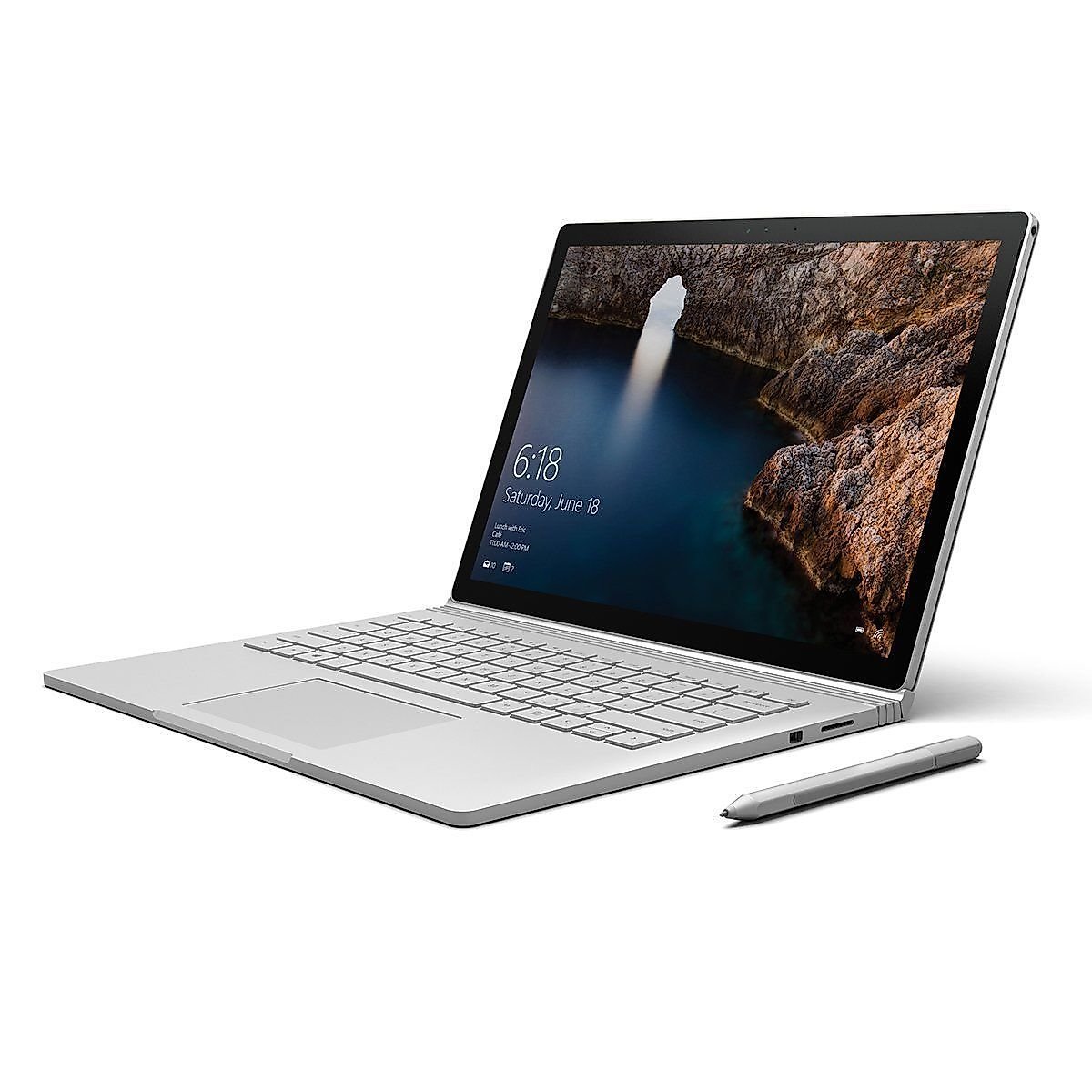 Microsoft 13.5in Intel Core i7-6600U Dual-Core Processor 2.60GHz 8GB RAM 256GB SSD Surface 2-in-1 Notebook- FGK-00001 (Renewed)