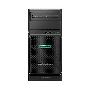 HP ProLiant ML30 Gen10 Tower Server Bundle with Intel Xeon E-2124, 16GB DDR4, 4TB SATA, RAID, and 16GB USB Drive