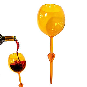 Floating Wine Glasses for Beach & Pool, Reusable & Shatterproof Acrylic Beach Glasses Stemwares, Floating Poolside Wine Glasses for Pool, Beach, Party, Camping