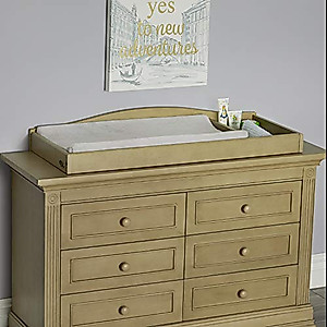Baby Cache Natural Hardwood Changing Station Table Topper | Montana Collection | Driftwood