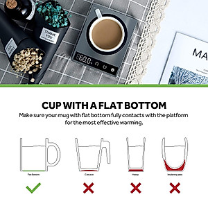 COSORI Mug Warmer & Coffee Cup Warmer for Desk, Digital Temp Control (from 77°F–230°F), LED Display, Waterproof Design, Coffee Gift